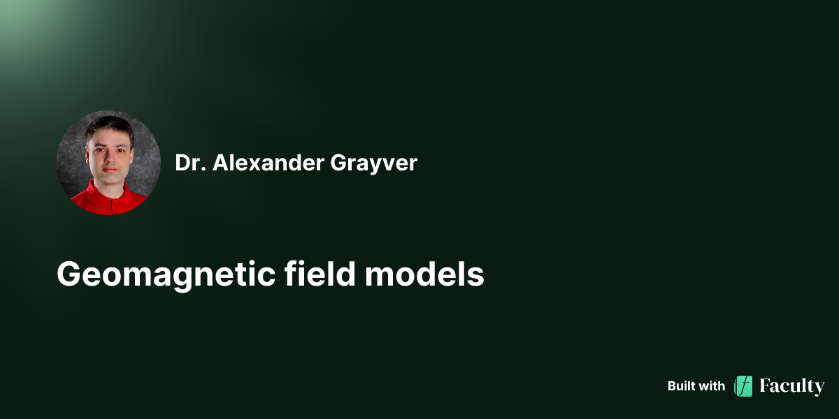 Geomagnetic field models